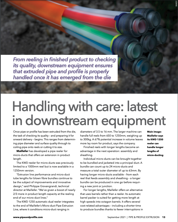 "Handling with Care: Latest in Downstream Equipment" - Editorial with ...